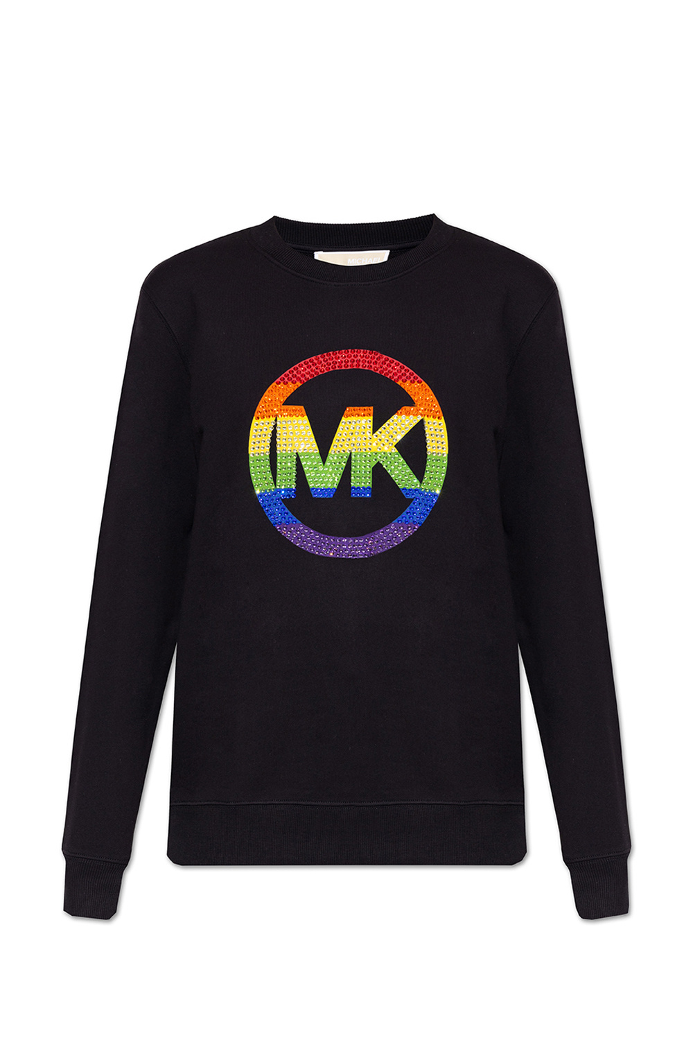 Women s Clothing Michael Michael Kors Sweatshirt with logo SchaferandweinerShops Hooded Script sweater